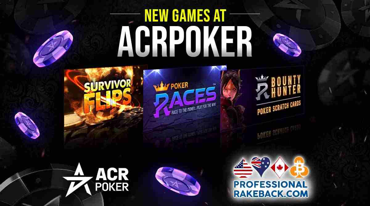 ACRPoker adds 3 new poker game formats: Good, Bad, or Meh ...