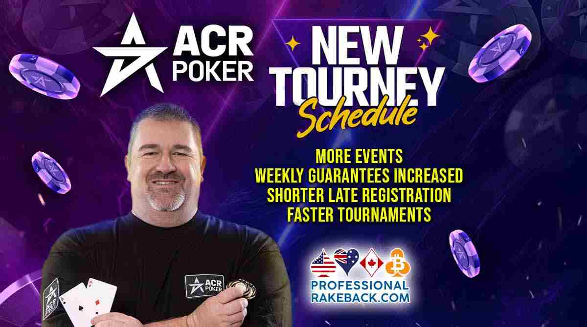 ACRPoker's New Weekly Tourney Schedule: Guarantees up 15% ...